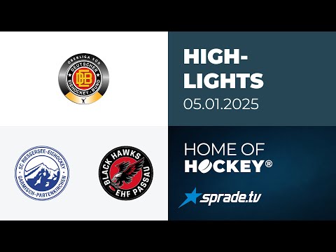 05.01.2025 - Highlights - SC Riessersee vs. EHF Passau Black Hawks