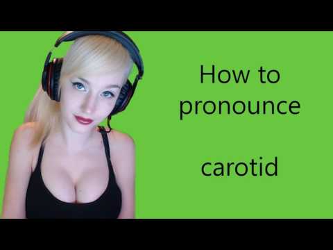 How to pronounce carotid