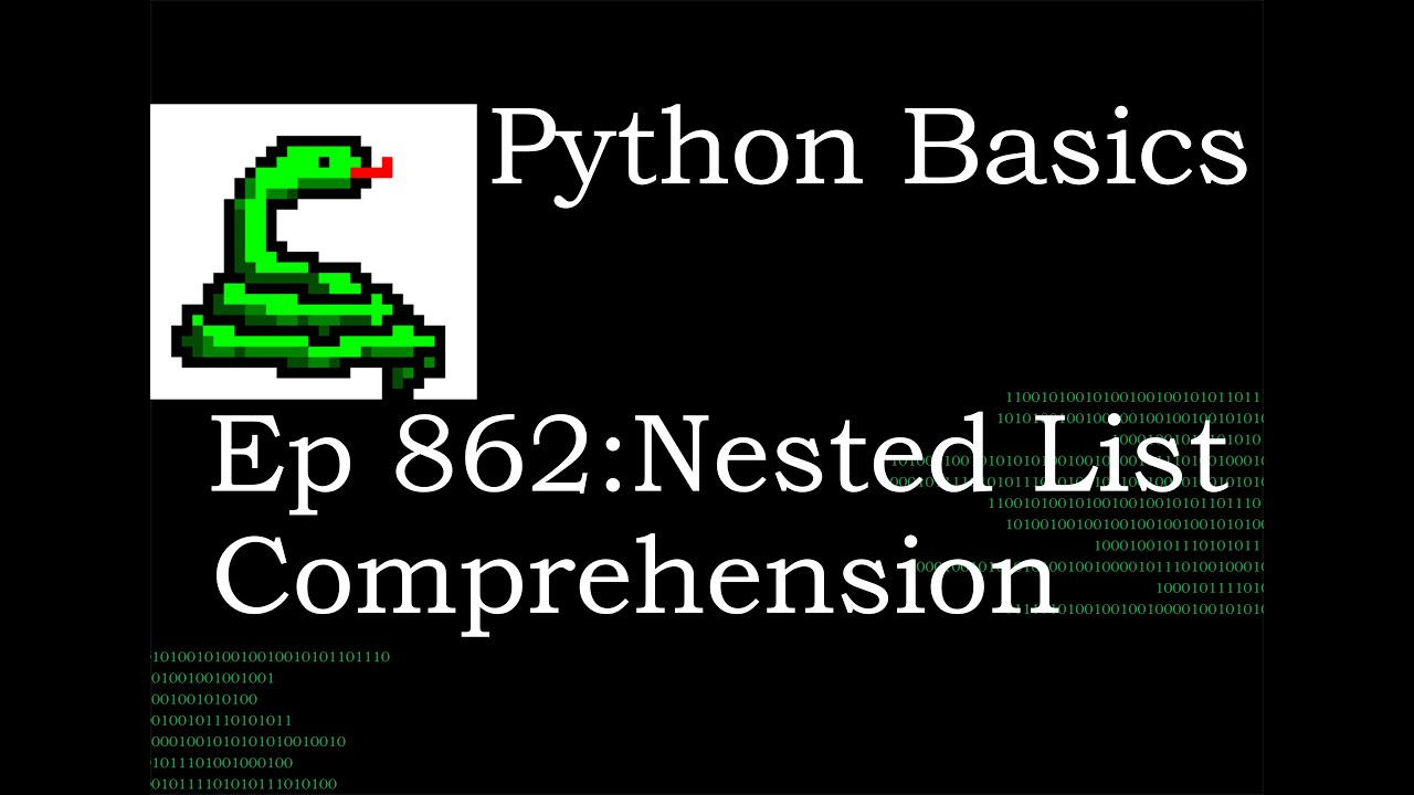 Python Basics Tutorial How Nested List Comprehension Works