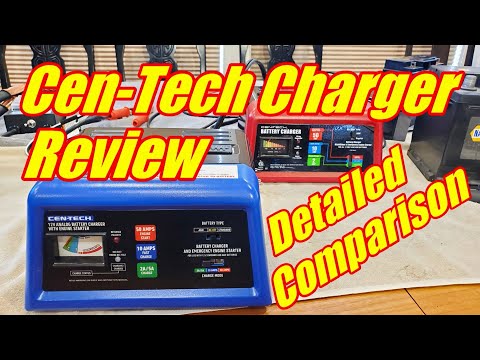 Cen-Tech BLUE Battery Charger Starter Review and Comparison Harbor Freight