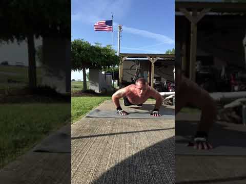 5-24-20 (Day 135) 100 5-pump burpees = 500 push-ups..