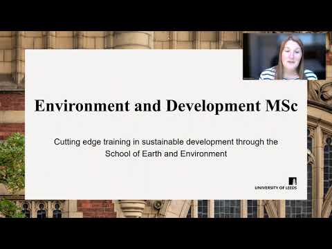 Introduction Talk - Environment and Development MSc - University of Leeds