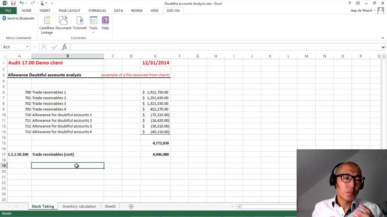Audit 17 00 Videos 09   M   Leadsheets, Fieldwork