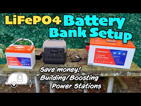 LiFePO4 Battery Bank - EASY Setup! RV and Off-Grid Power Solutions