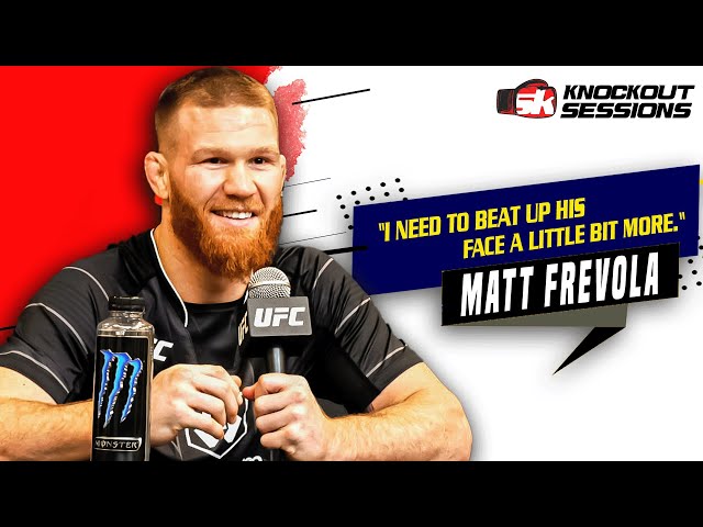 UFC 288: "He's a wild man right now" - Matt Frevola looks back at ...