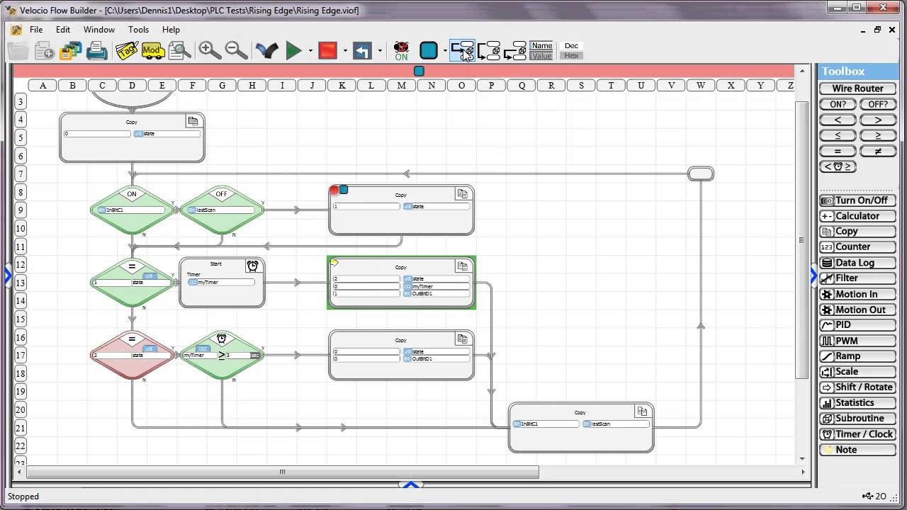 Rising Edge Debugging