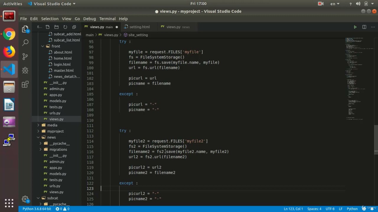 Site Logo | Python and Django