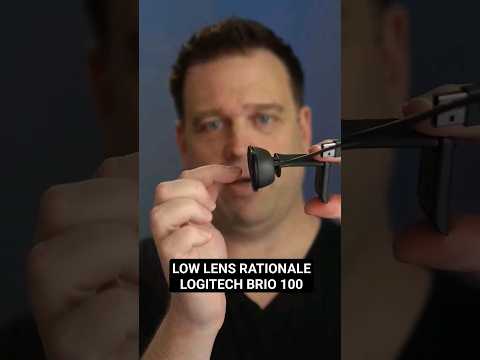 Logitech BRIO 100 webcam and why it might cover part of your monitor #microsoftteams #logitech