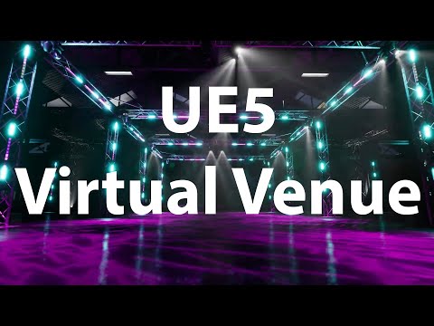 I built a virtual music venue in Unreal Engine 5