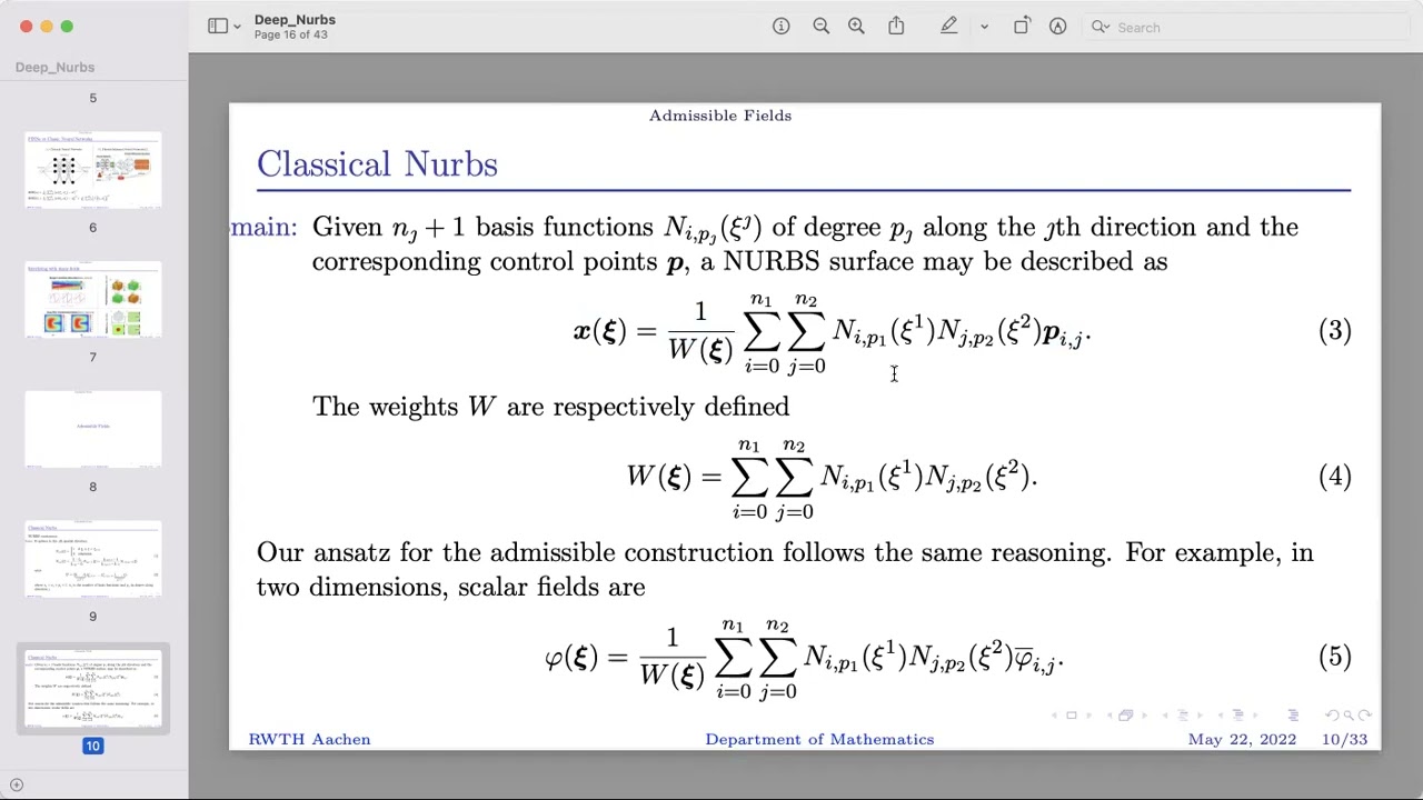 Hamed Saidaoui, Deep Nurbs : Physics-Informed Neural Networks for Complex Geometries