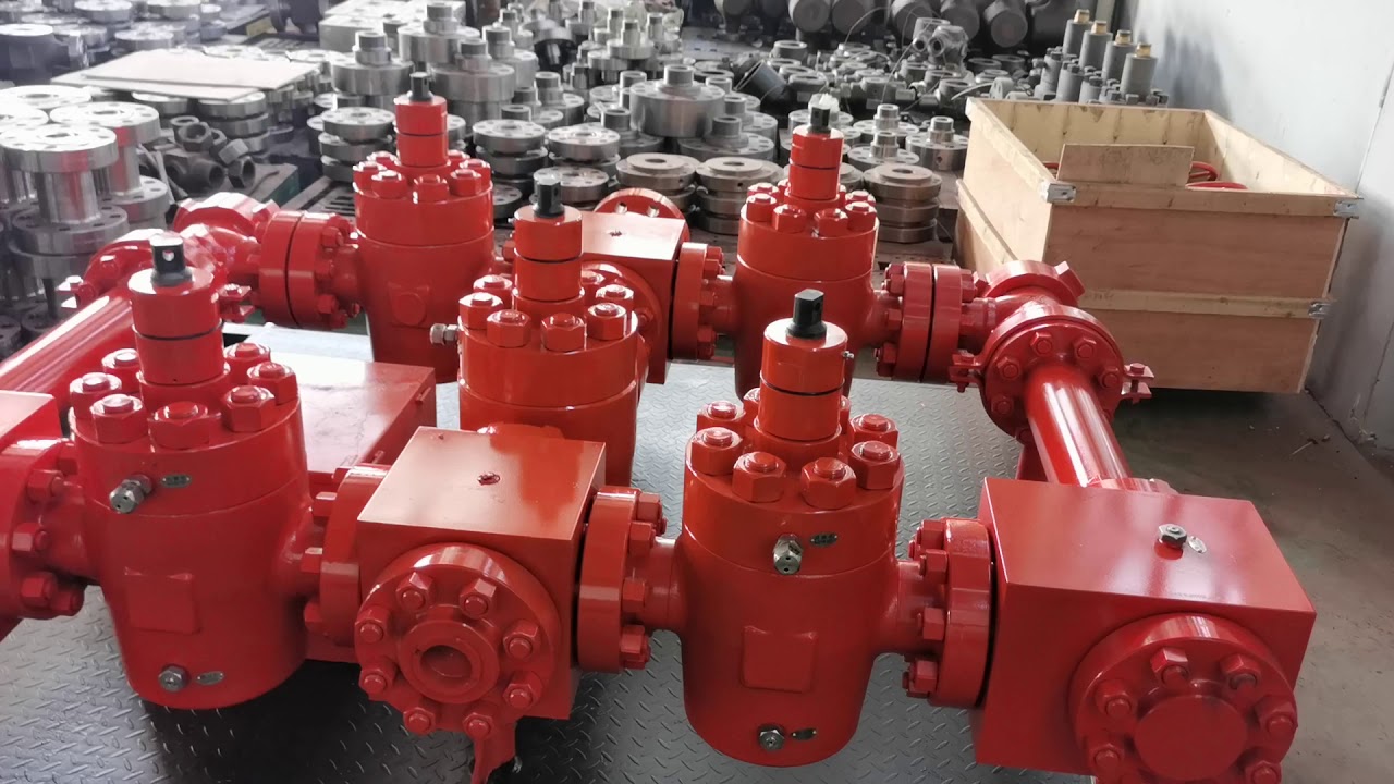 Cameron gate valve choke and kill manifold