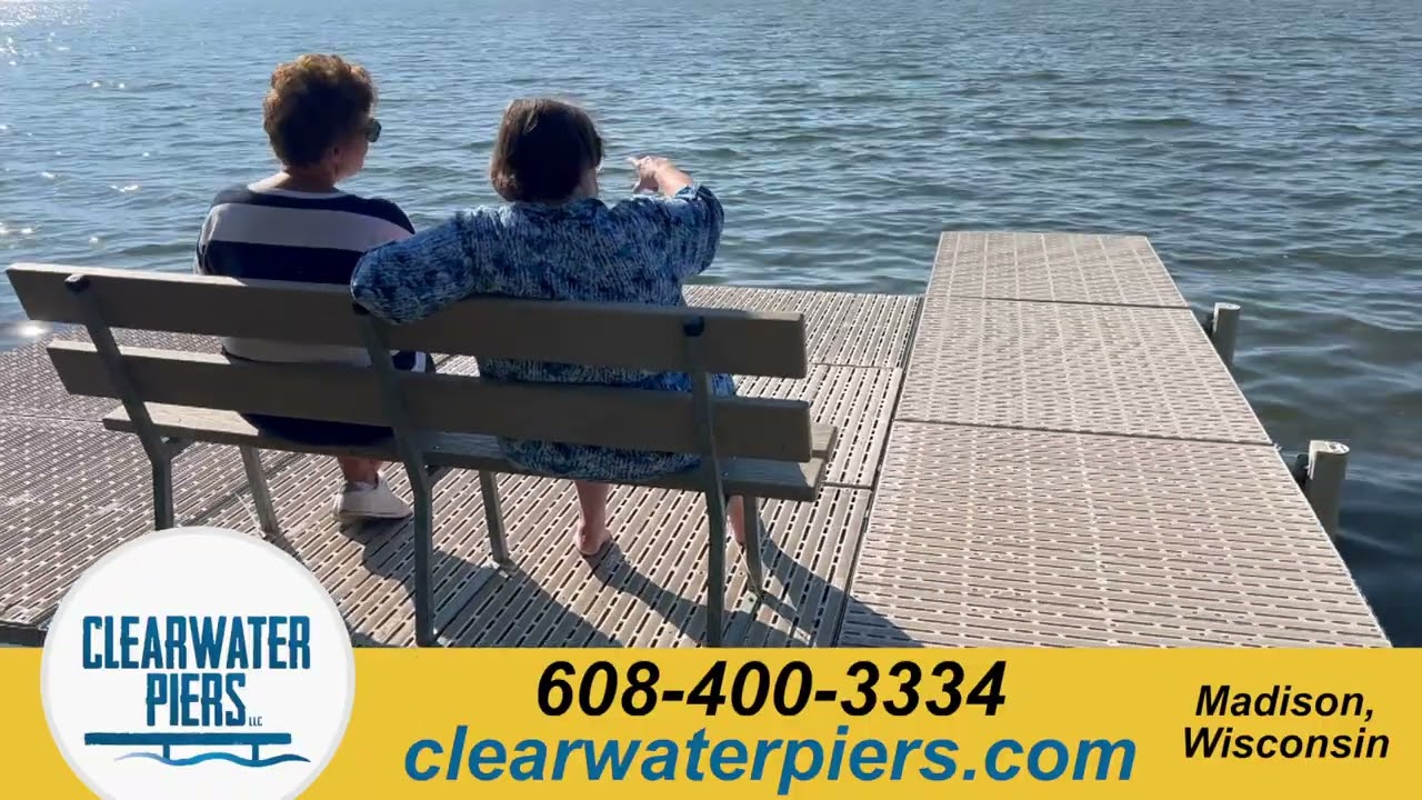 Start loving your waterfront with a custom built pier from Clearwater Piers.