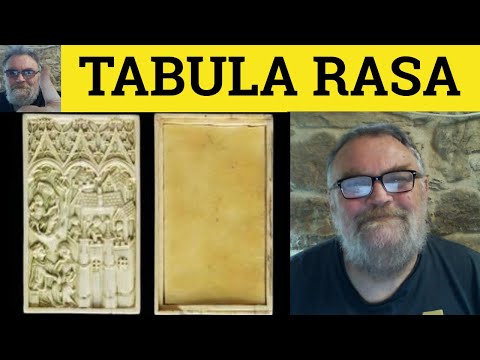 🔵 Tabula Rasa Meaning - Tabula Rasa Examples - Tabula Rasa Definition - Latin in English Tabula Rasa