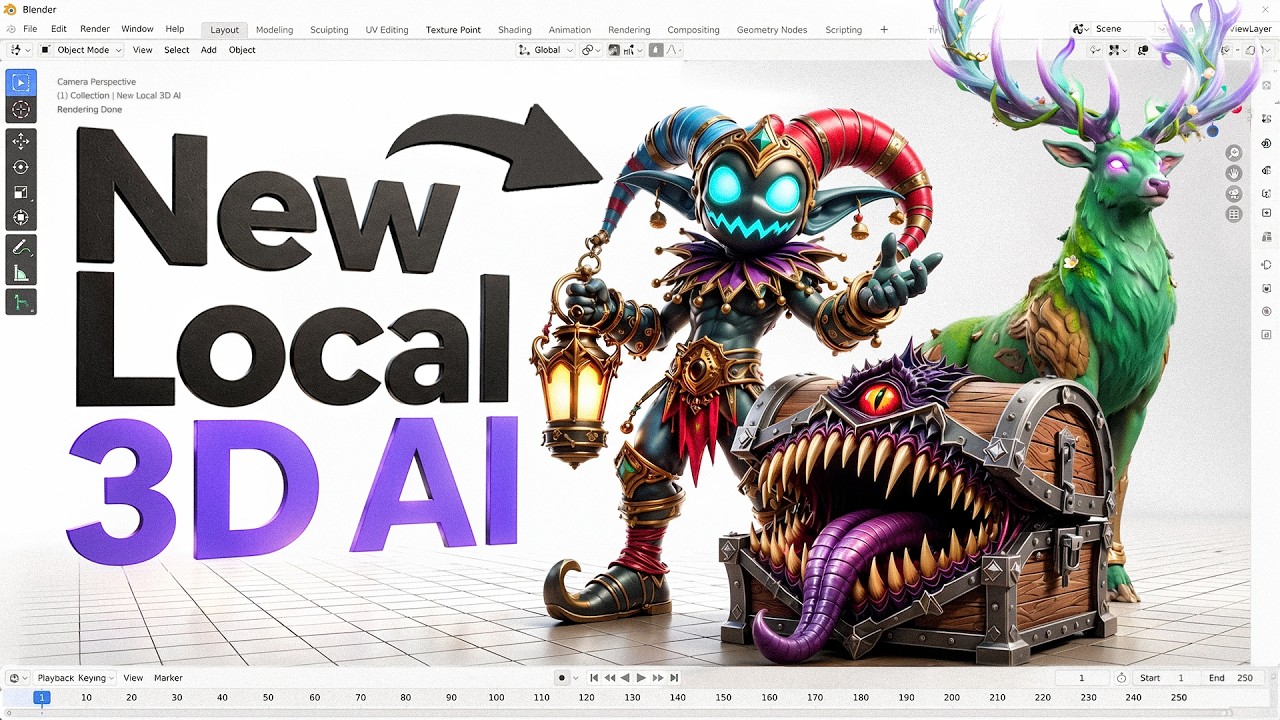 New Local 3D AI Generator Is Pixel-Perfect — Pixal3D (Open Weights)