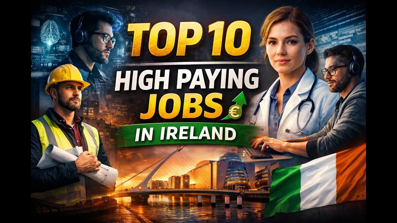 Top 10 Highest Paying Jobs in Ireland 🇮🇪 | Salaries, Skills & Career Guide 2026