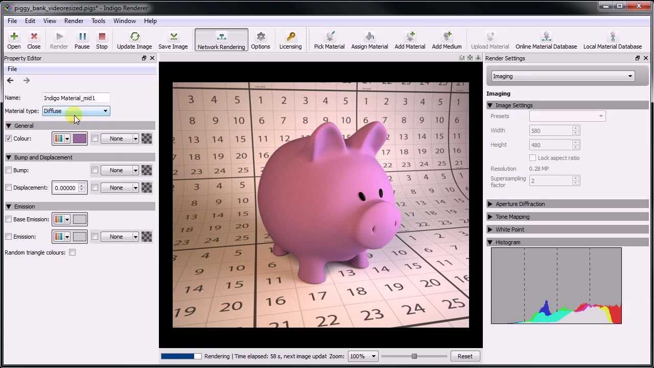Indigo Renderer Material Editing Tutorial, Part 1