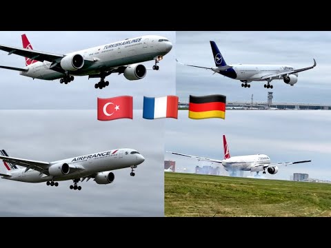 [4K] 3 Best Touch-Down’s Toronto Pearson Airport YYZ