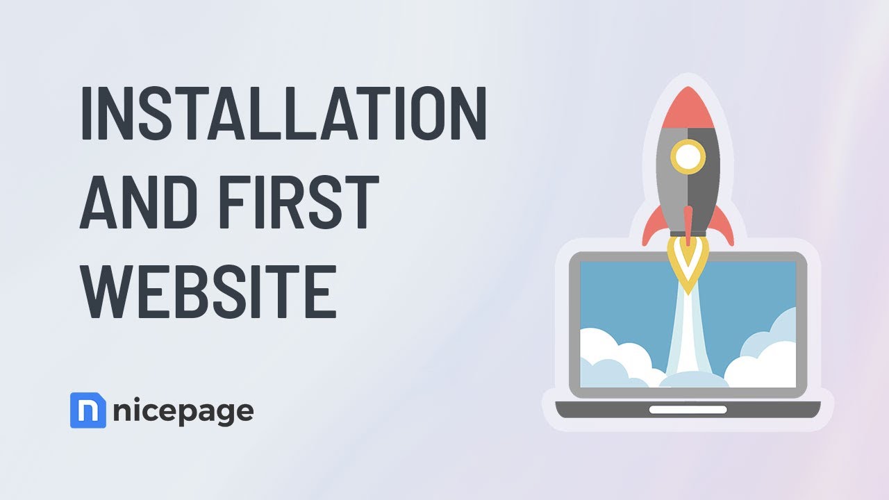 How to install Nicepage and build your first website