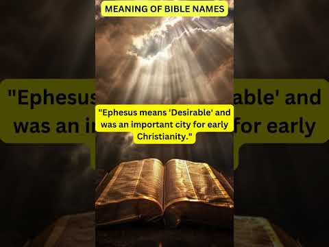 Meaning of Bible Names 156