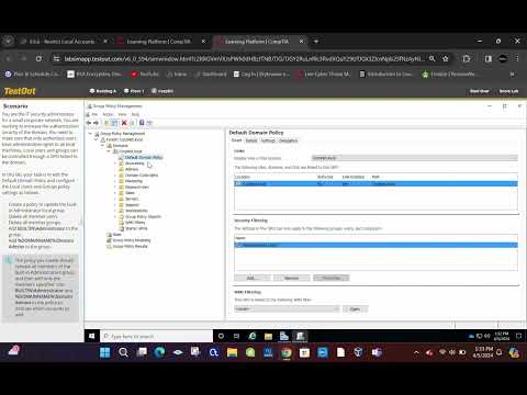 6.6.6 Restrict Local Accounts : TestOut