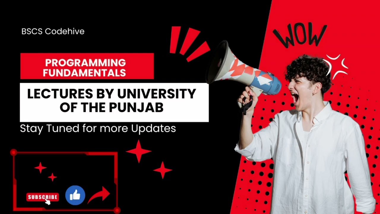 CC-112 Programming Fundamentals lecture 1