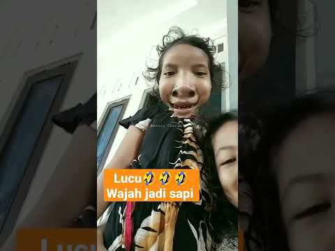 lucu wajah jadi sapi | Ameera Channel