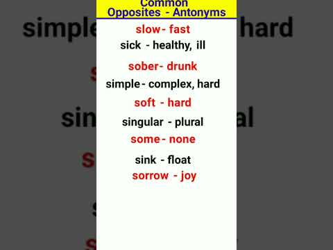 Opposite words/ Antonyms | Important word meaning | Vocabulary | Learn english | Antonyms, #antonyms