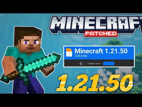 Finally Minecraft 😃🔥 Patched 1.21.50 apk Released. Minecraft Patched 🔥Latest Version 1.21.50