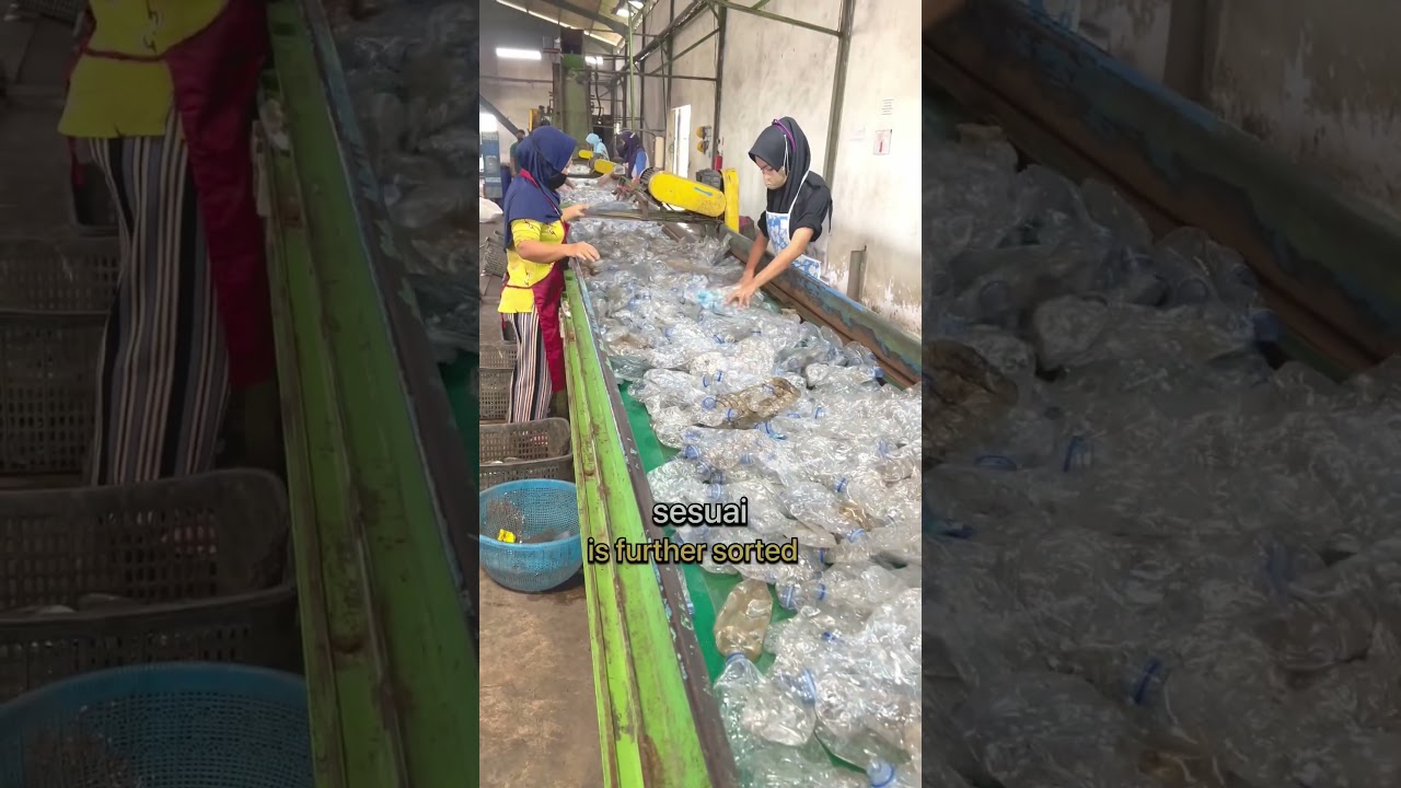 INDONESIA HAS A WORLD-LEVEL RECYCLING FACTORY #stoplittertrash #stopplasticwaste
