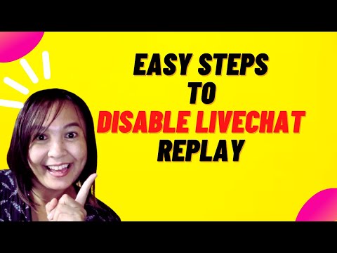 How to Disable Livechat Replay on YouTube | Freelancing Tips for Beginners by Cristy Angelo