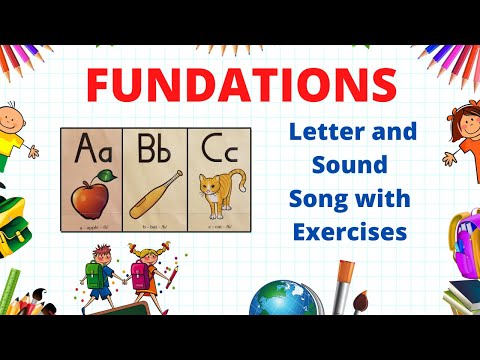 Fundations Letter Sound Song with Alphabet Cards