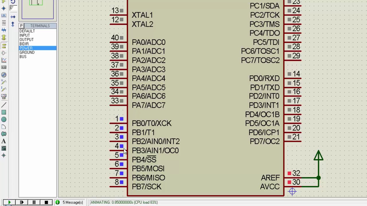 Atmega16 Tutorial 4 - delay function and for loop