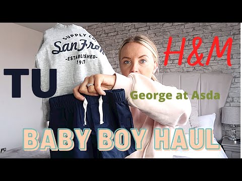 BABY BOY SUMMER CLOTHING HAUL | H&M ASDA SAINSBURYS |