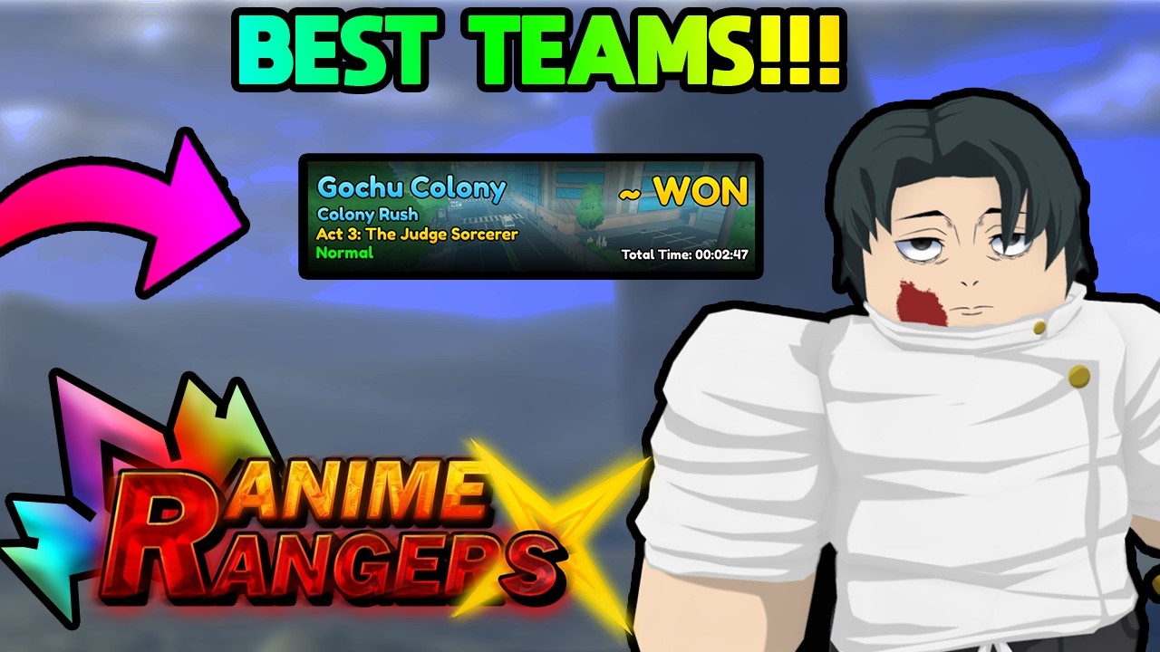 THE *BEST* TWO TEAMS FOR GOCHU COLONY!!! ANIME RE-RANGERS X!!!