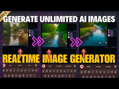 Generate images while typing| Generate real-time images for free