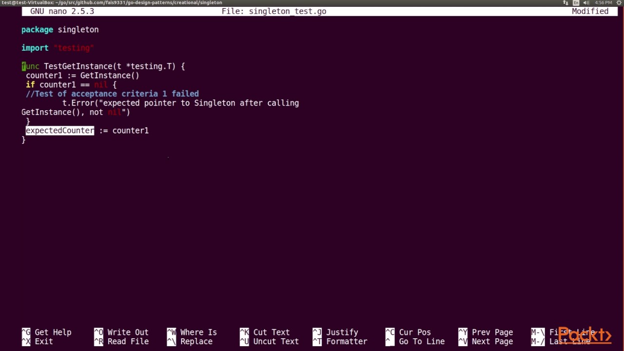Introduction to Go Classical Patterns : Singleton Design Pattern | packtpub.com