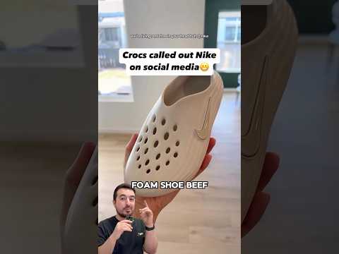 Crocs Called Out Nike Over Their Viral Foam Shoes (ReactX Rejuven8)😬