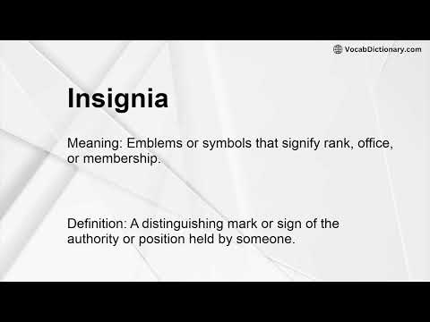 Insignia Meaning