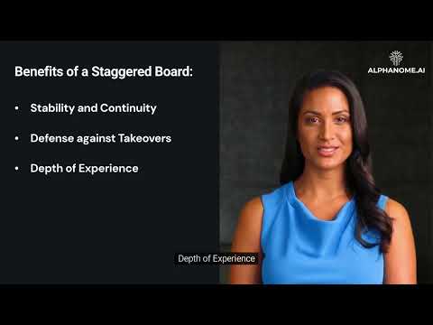 Staggered Board: An Insight for Investors