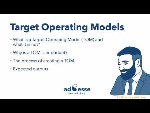 Organisation design - Target Operating Models