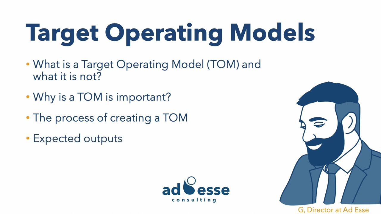 Organisation design - Target Operating Models