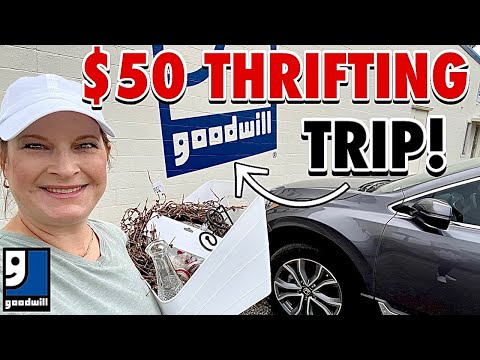 Are you kidding me?! GOODWILL THRIFT WITH ME & HUGE HAUL • THRIFTING HOME DECOR & MORE!