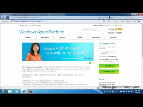 Getting Started with Microsoft Windows Azure Platform