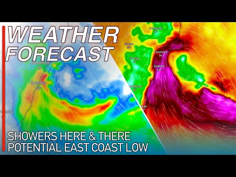 Powerful Low Pressure Storm Forecast to Lash Australia's South East Coast from Today