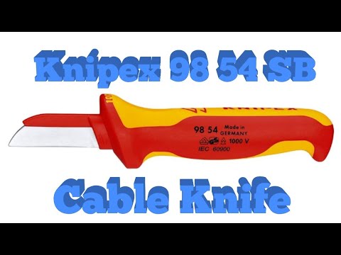 Knipex 95 54 SB- A 1000V Insulated Knife Review #knipex