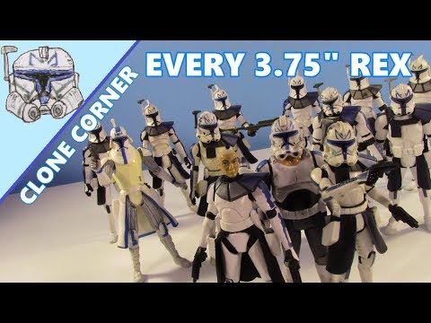 Clone Corner #44- Every 3.75" CAPTAIN REX Figure EVER