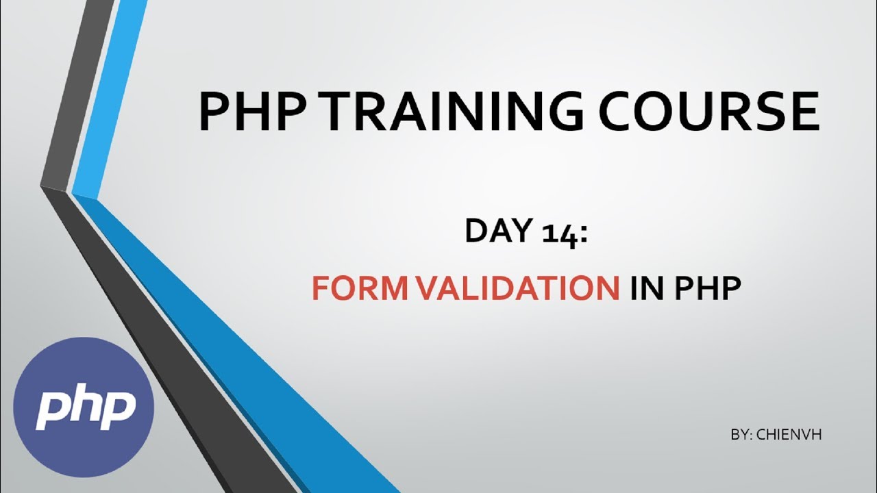 Day14: Form Validation in PHP
