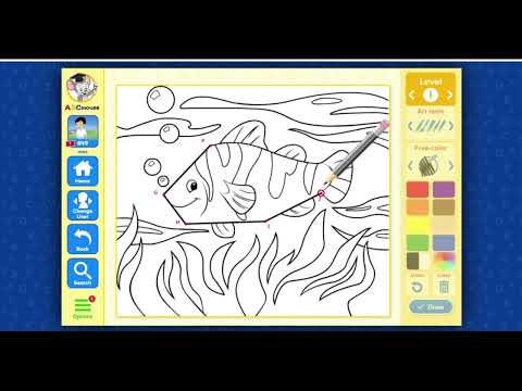 070 ABC Mouse - Kids Learning -Level 3 Lesson 41 - I to Q at the Zoo - ABC dot to dot - F to J