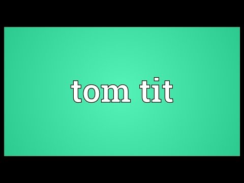 Tom tit Meaning
