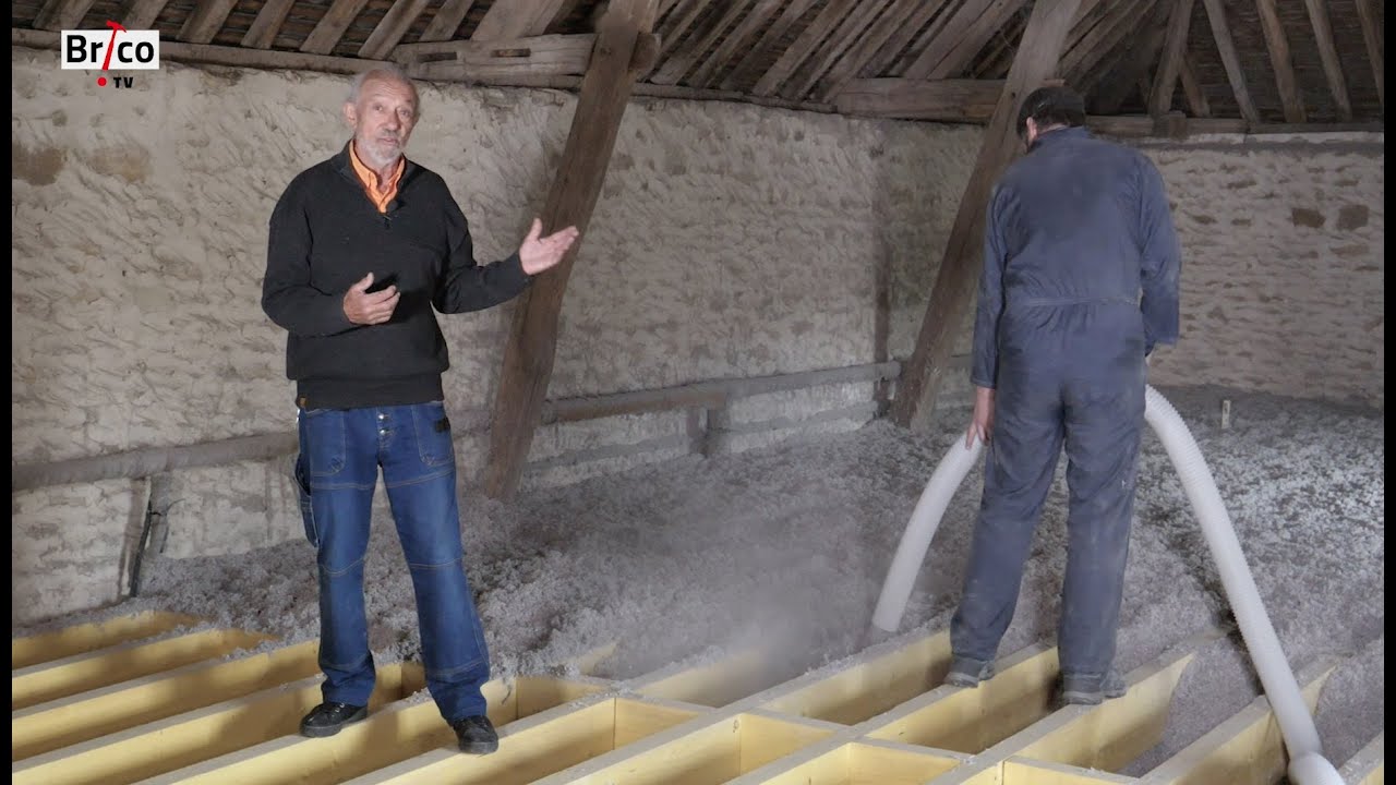 Insulating unused attics with cellulose wadding - Robert with the pros